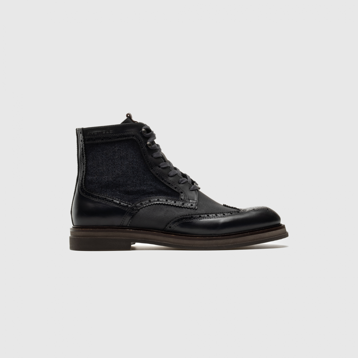 BTR Anthracite Brogue Boot - 12432-6566AM | Ambitious