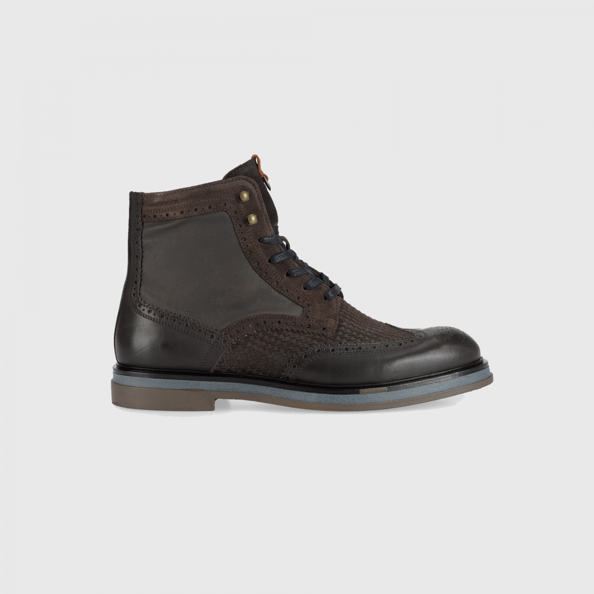 BTR Mixed Brogue Boots - 12432-11084AM | Ambitious